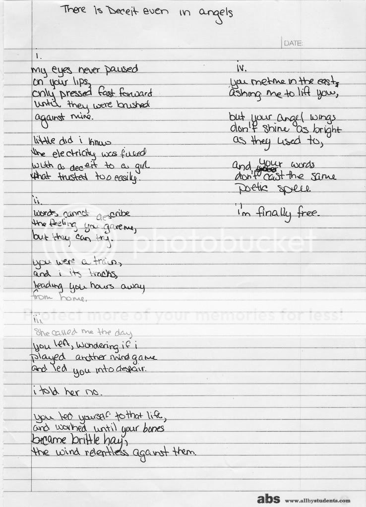 There is deceit even in angels - a poem by antiquity. - All Poetry